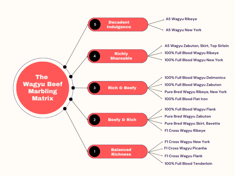 The Wagyu Beef Marbling Matrix: Understanding the Levels of Richness ...